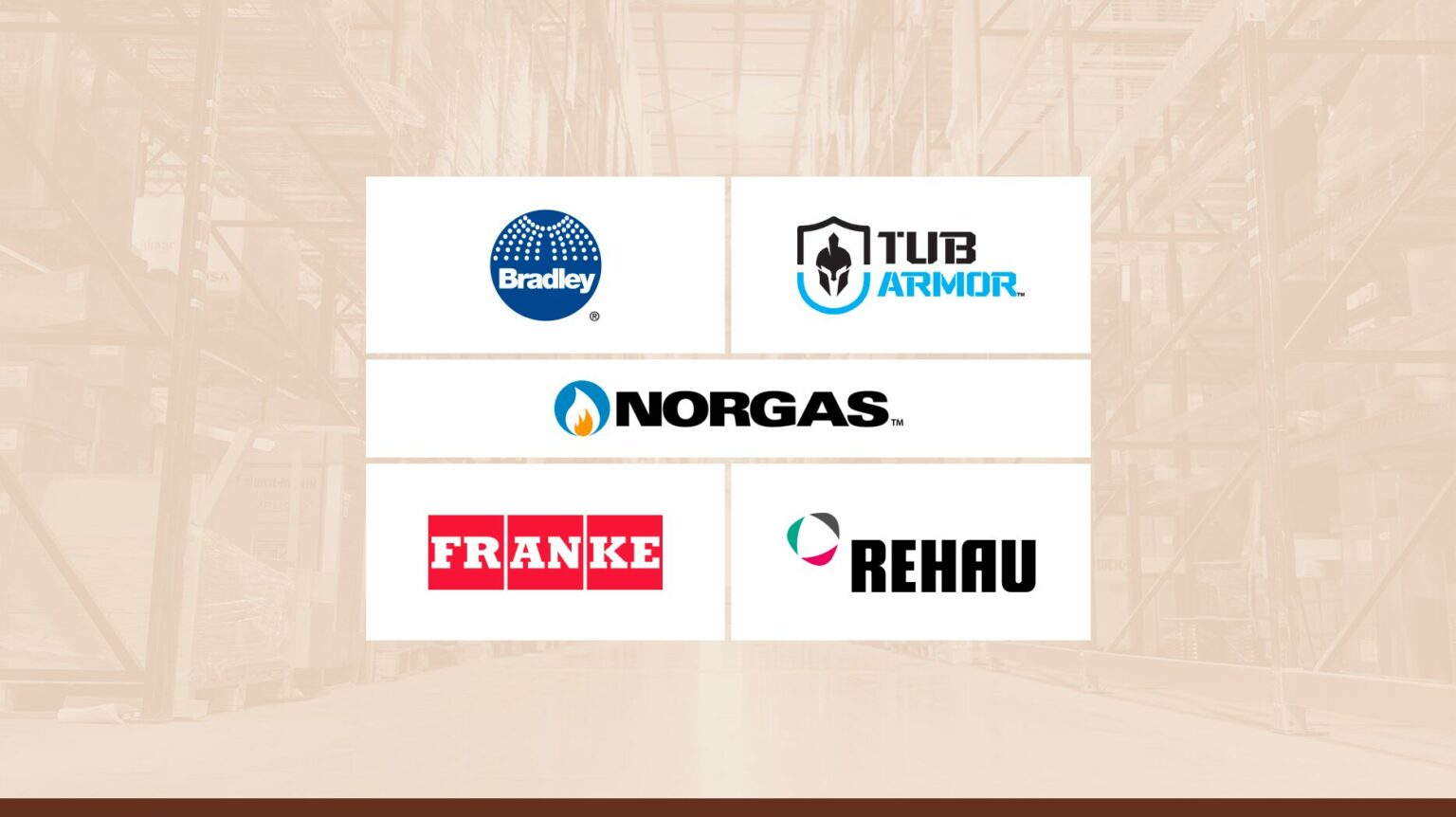 New Brands Spotlight: Bradley, Tub Armor, Norgas, Franke, and Rehau ...